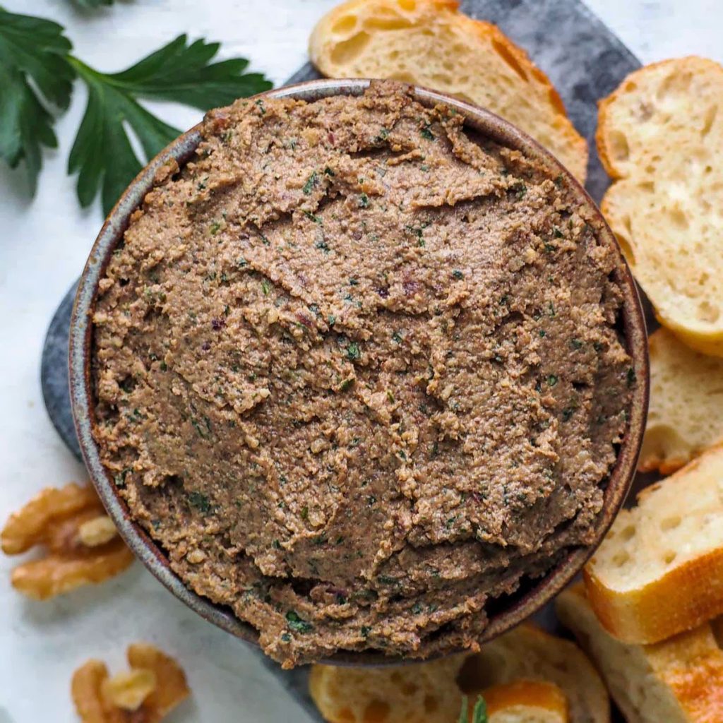 Mushroom Walnut Pate Recipe - Plantily