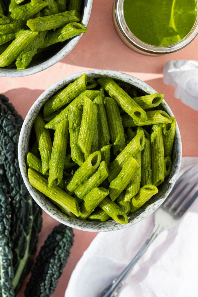 Kale Pasta Sauce Recipe (Vegan) - Plantily